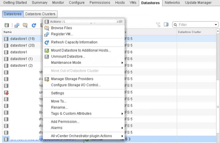 Create Nfs Datastore In Vmware Web Client